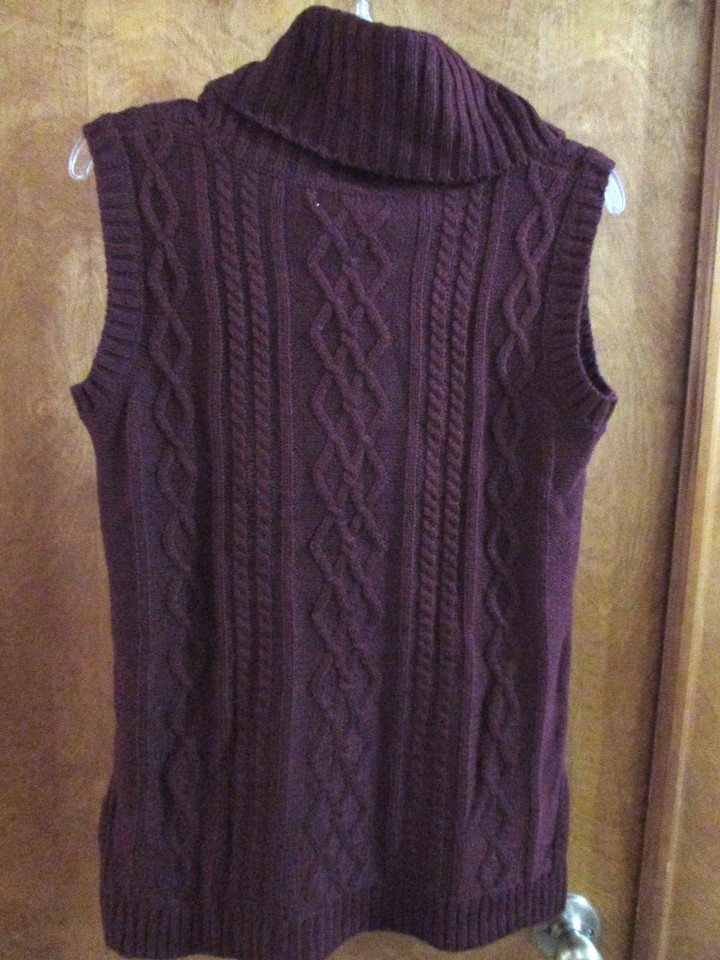 Ladies "Pink Rose" Size M, Wicked(Burgundy), Cowl Neck, Sleeveless ...