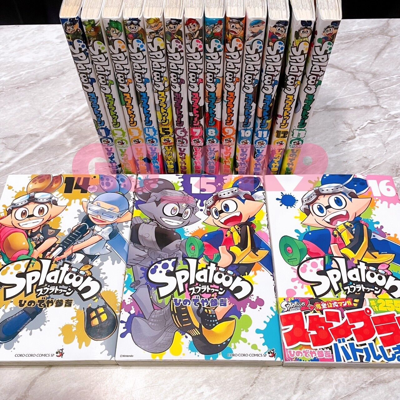 Splatoon Vol.1-16 Comic Set Manga Japanese Language Hinodeya Sankichi ...