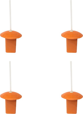 Base Plug with Indicator-4 Pack-Orange Rubber Base Plug with Single ...