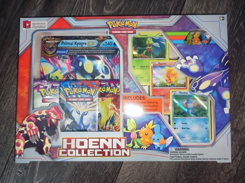 MEGA PRIMAL KYOGRE COLLECTION BOX 3 boosters +3RARE HOLO MEGA EX XXL ...