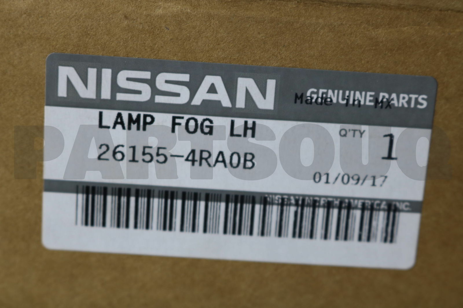 261554RA0B Genuine Nissan FOG LAMP ASSY LH 26155-4RA0B | eBay