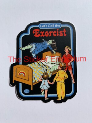 Exorcist Exorcism Sticker ~ Funny Wiccan Wicca Witch Book Occult Sprit ...
