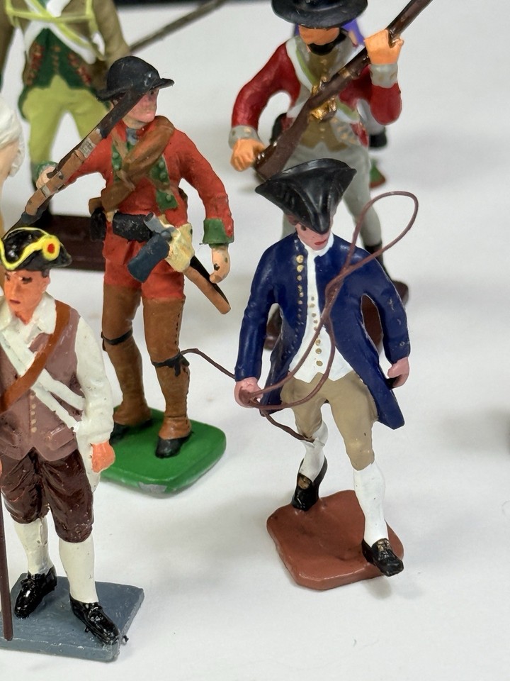 25 American Revolution Lead Tin Colonial Soldiers Risley & Others | eBay