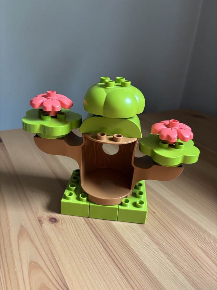 Lego Duplo Forest Farm Tree House Branches Leaves Pink Flowers ...