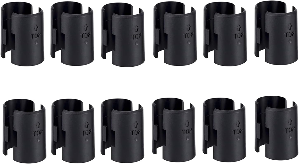 24 Pcs 12 Pairs Wire Shelving Shelf Lock Clips for 1 Inch Post ...