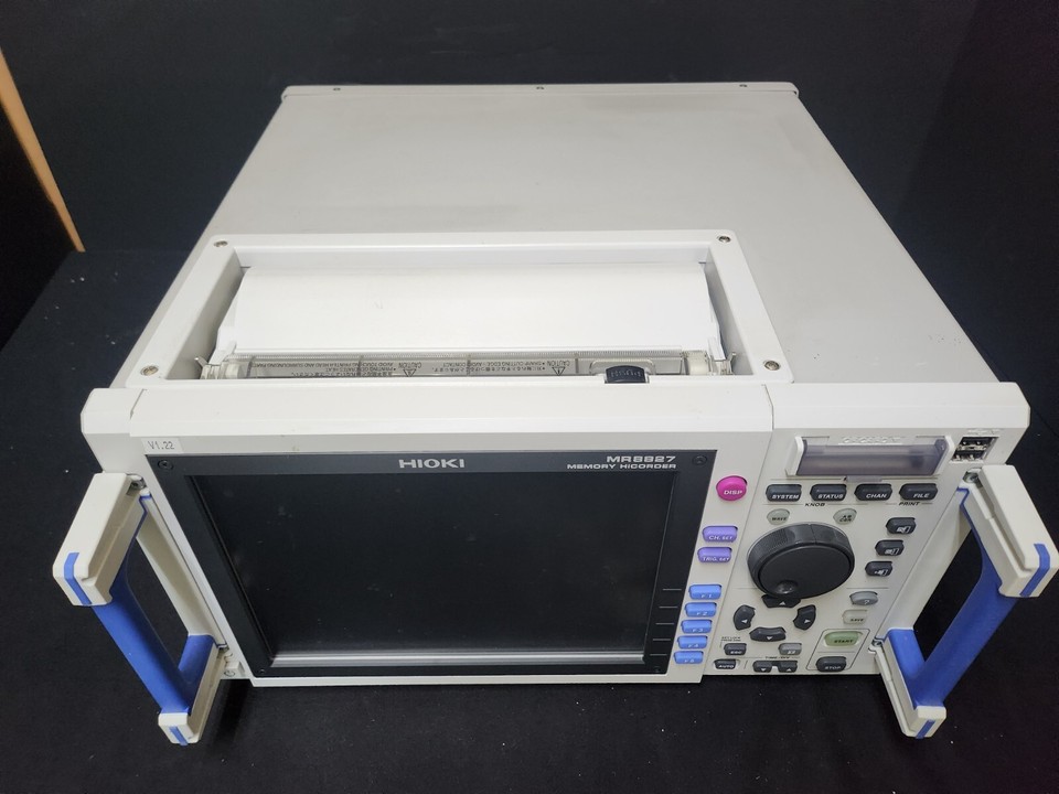 Hioki MR8827 : MEMORY HiCORDER, 8966×16,L9198×32,MR9321-01×8,U8330 ...