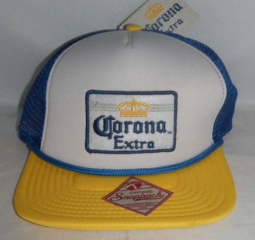 NWT Corona Extra Mexican Beer Logo Mesh Trucker Baseball Hat Cap by ...