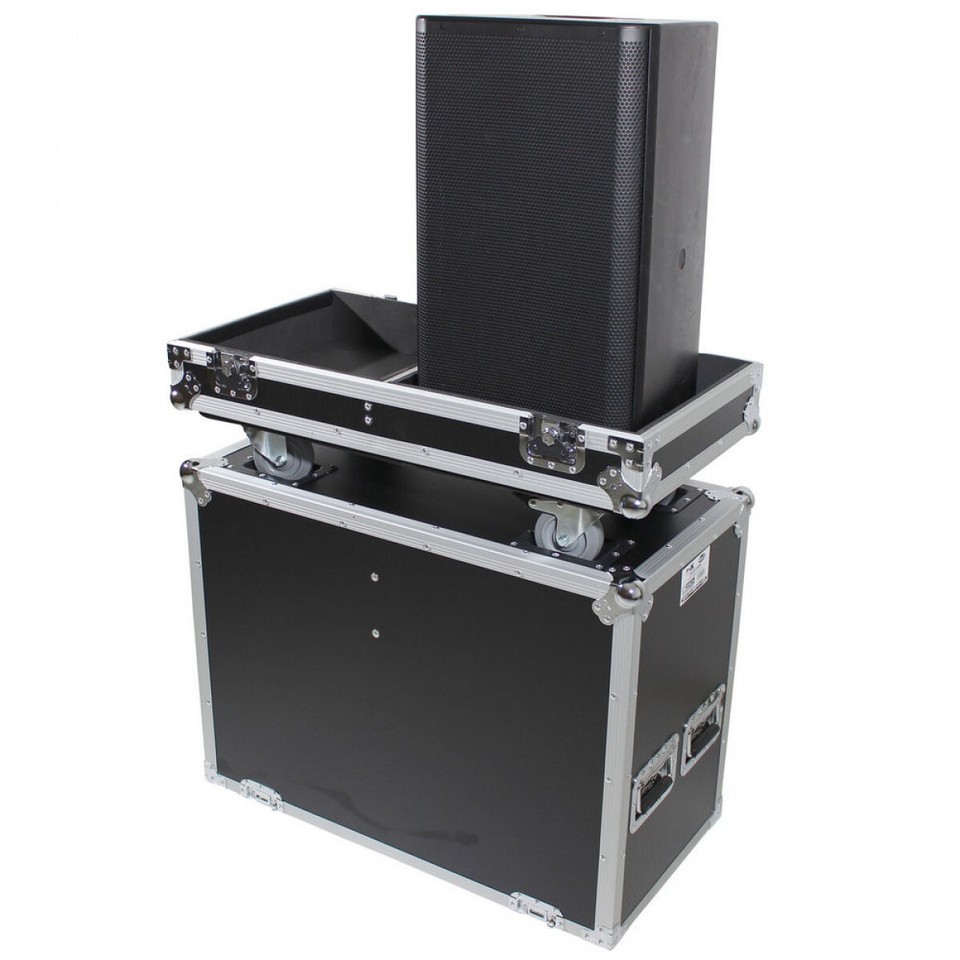 ProX X-QSC K12 ATA Style Flight Case for Two QSC K12 or K12.2 Speakers ...