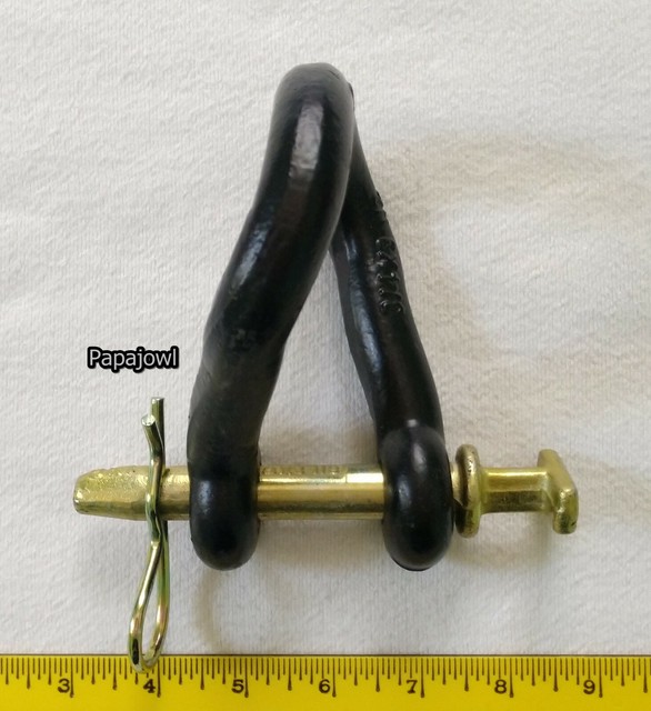 Twisted Clevis/Shackle 3/4" x 3 1/2" 12,000 LB. WLL | eBay