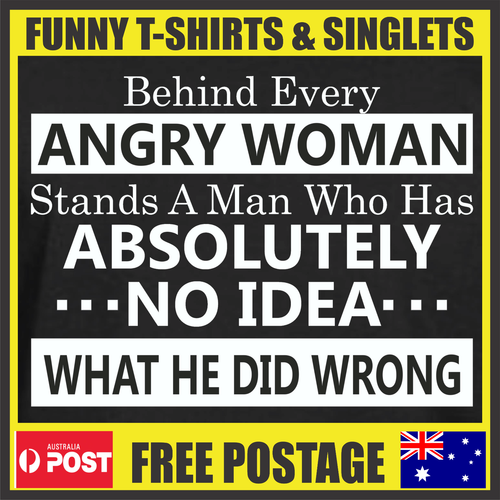 Funny Singlets Tank Tops funny t shirts men's singlets BEHIND EVERY ...