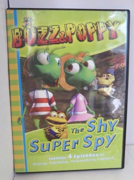 Children's Buzz and Poppy The Shy Super Spy DVD 4 Episodes for sale ...