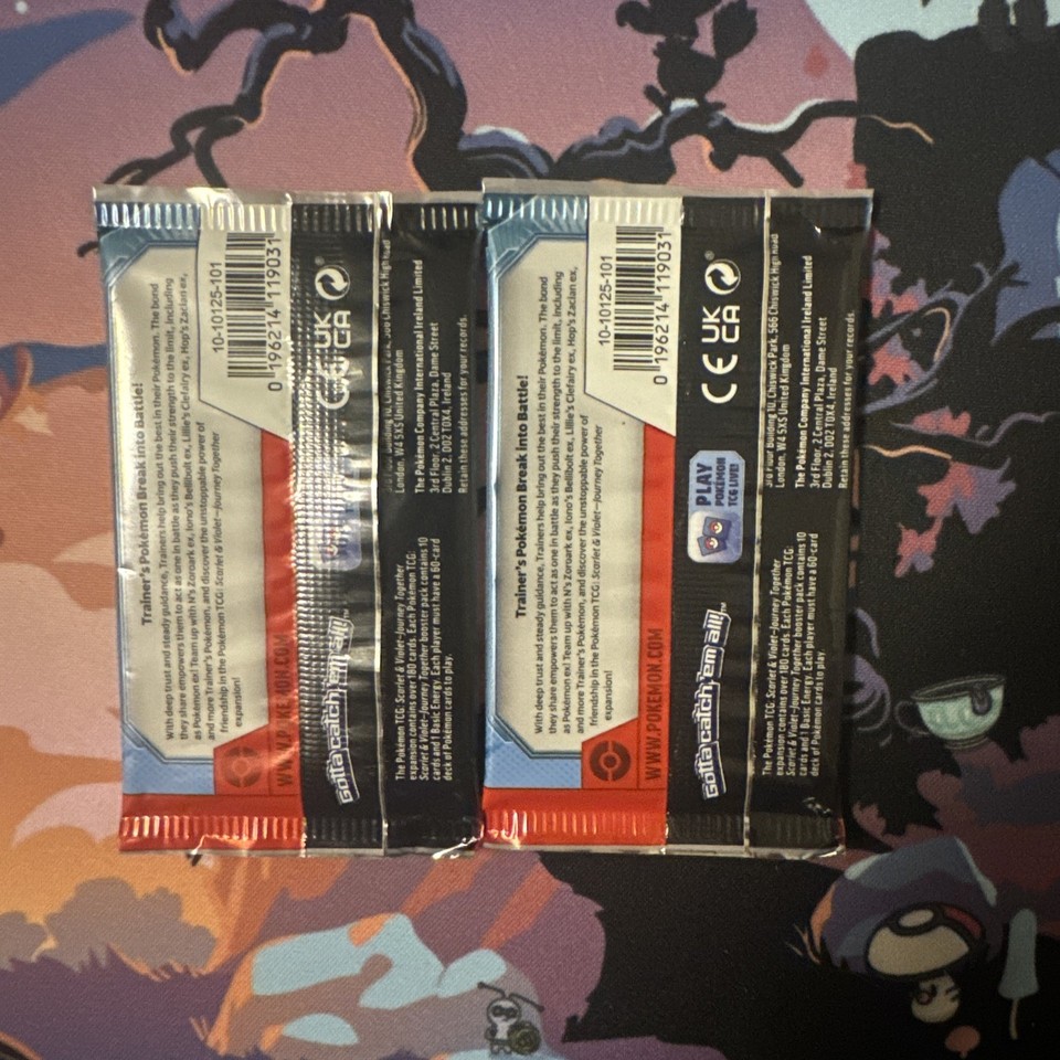 Pokemon Journey Together Booster Packs - New/Sealed 2 Packs | eBay