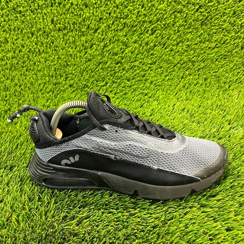 Nike Air Max 2090 Boys Size 7Y Black Athletic Running Shoes Sneakers ...