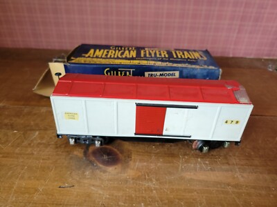 Vintage Gilbert American Flyer Trains Box Car #478 with box | eBay