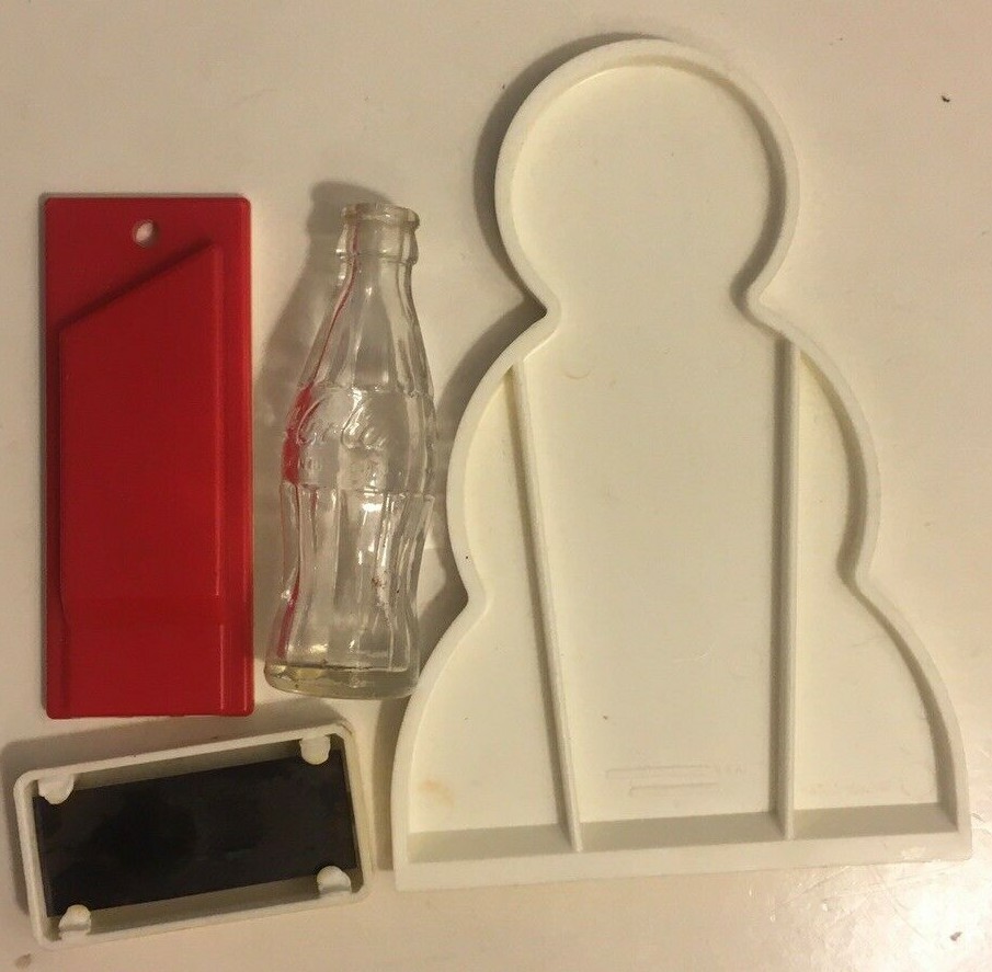 VINTAGE PLASTIC COCA COLA COKE CLICKER SCRAPER WHISTLE MINIATURE GLASS ...