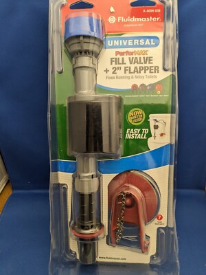Fluidmaster Universal K-400H-039 Performax Toilet Fill Valve and 2 ...
