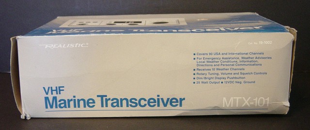 Realistic VHF Marine Transceiver Mtx-101 Read for sale online | eBay