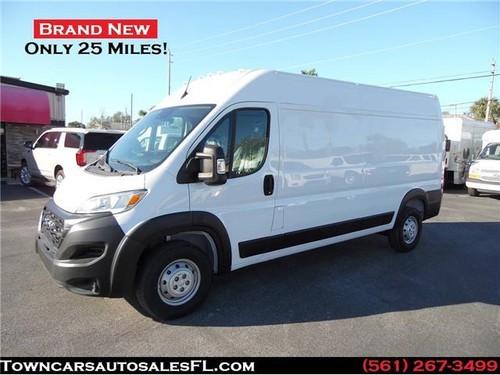 2023 Ram ProMaster 2500 High Roof Cargo Van Only 25 Miles! | eBay
