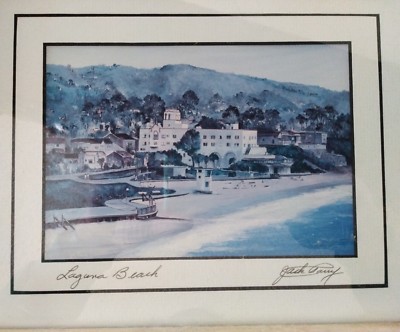 Jack Parry Laguna Beach Signed Framed Print | eBay