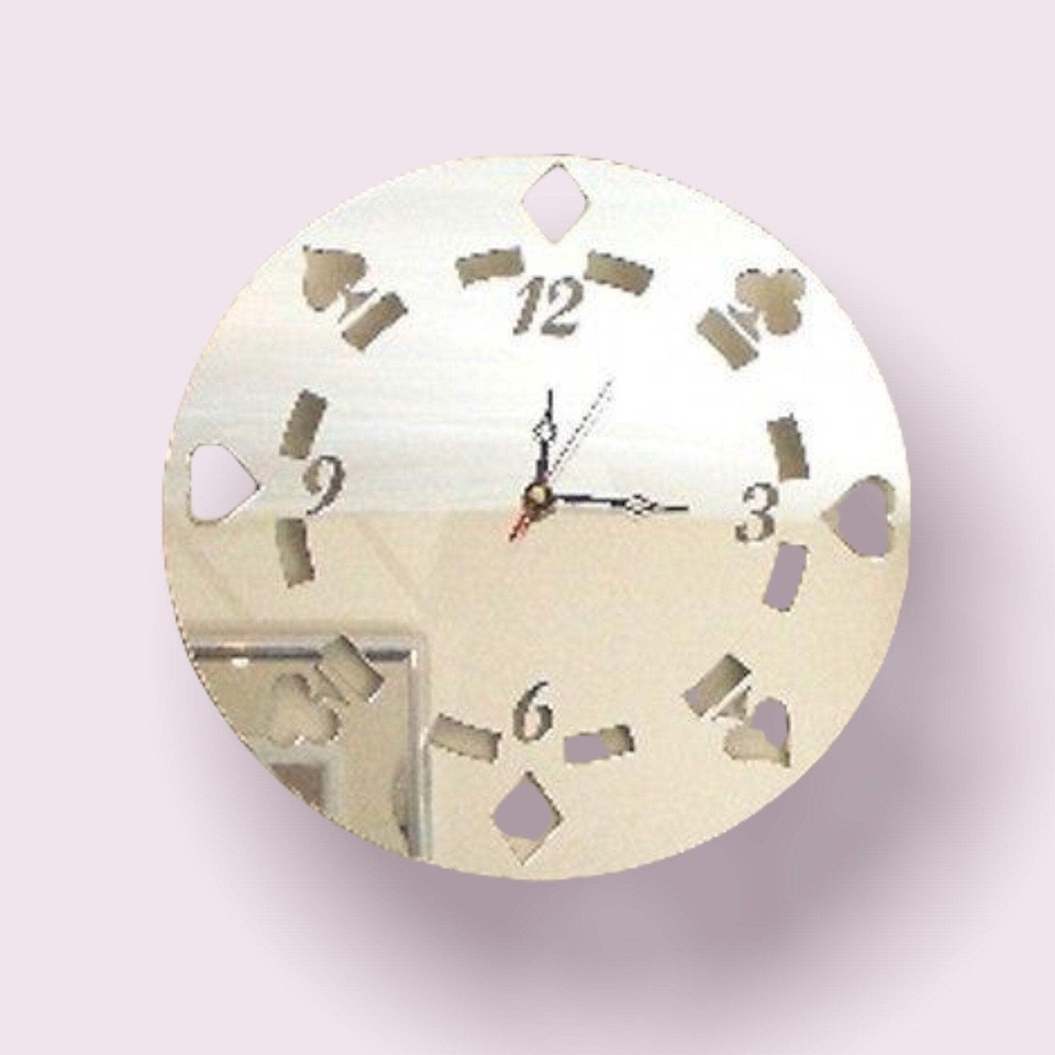 Casino Chip Shaped Clocks - Many Colour Choices | eBay