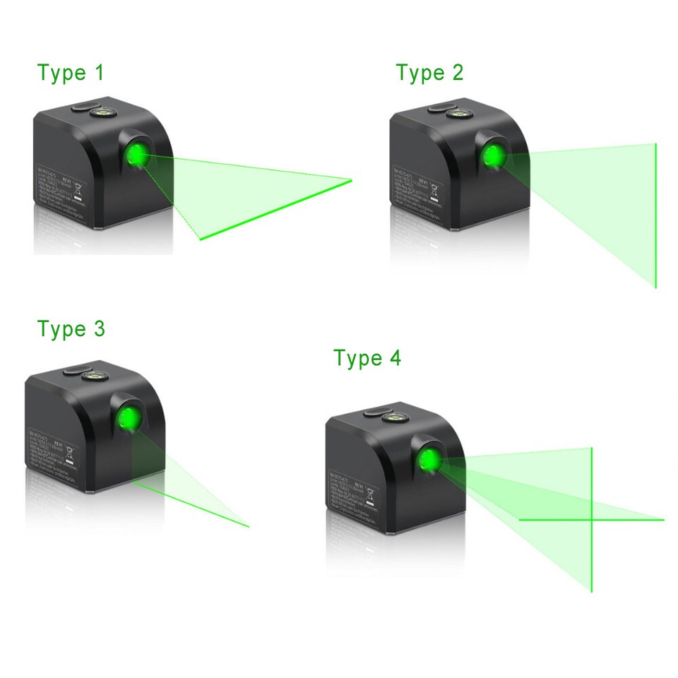 Mini Green Line Laser Level Positioner Horizontal Vertical Cross Beam ...