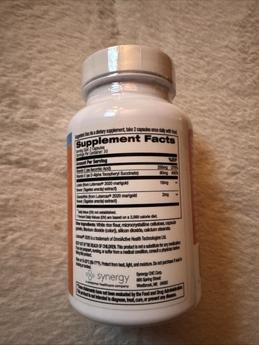 Focus Factor Blue Light Vision Eye Health Lutein Zeaxanthin 60 Capsules Exp 5/25 | eBay