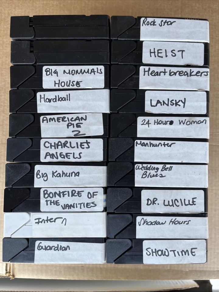 Lot Of 20 Blockbuster Video VHS Rental Tapes Vintage Collectable | eBay
