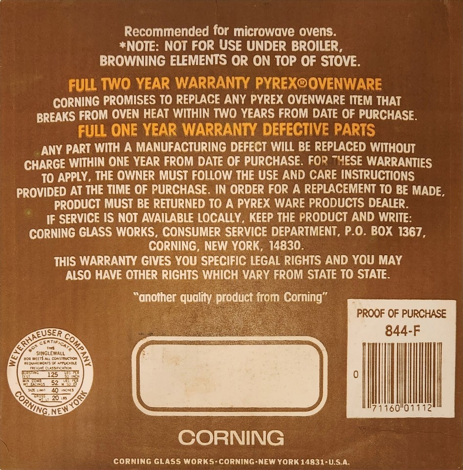 New Never Opened Vintage Pyrex Fireside 5 Piece Sculptured Bowl Set 844 ...