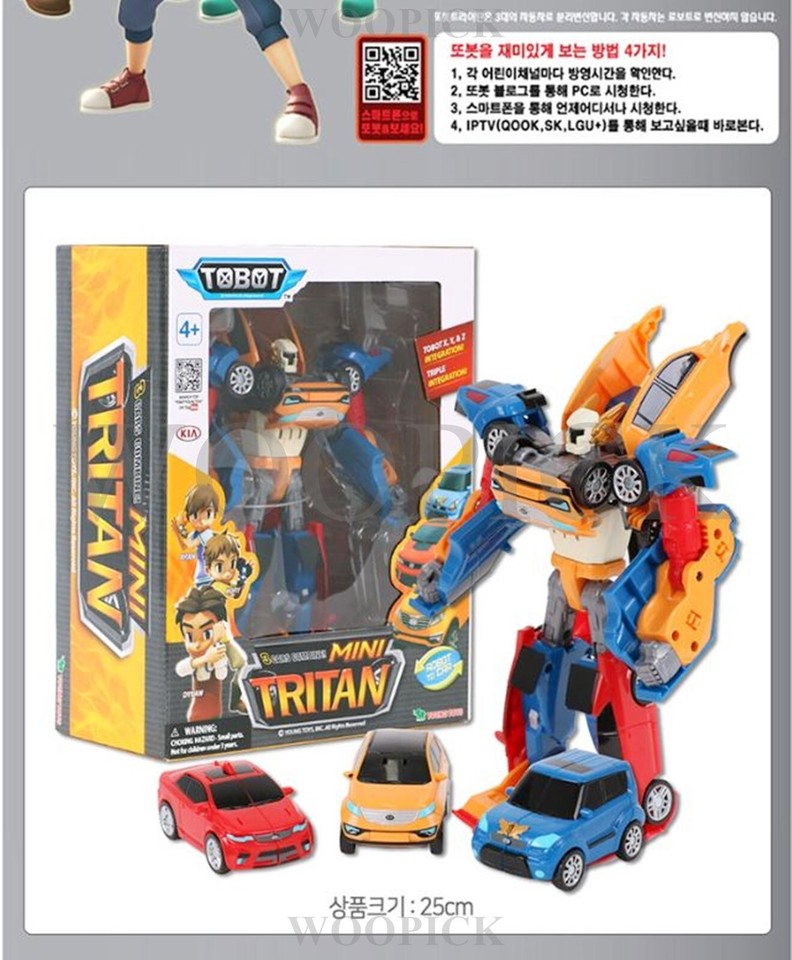 TOBOT 2023 MINI TRITAN Integration Tobot X Y Z 3-Cars Combine ...