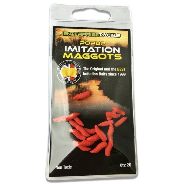 Enterprise Tackle Pop up Imitation Maggots (red 20pcs) for sale online ...