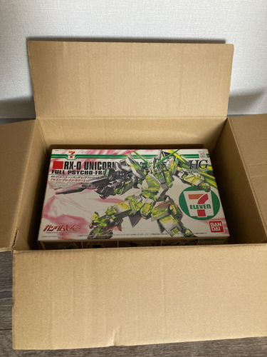 HG 1/144 RX-0 UNICORN GUNDAM DESTROY MODE 7-ELEVEN Color Limited New in ...
