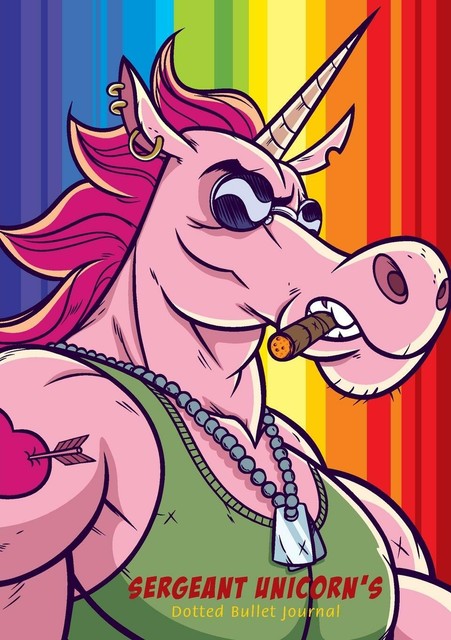 Sergeant Unicorn's Dotted Bullet Journal von Blank Classic (2020, Taschenbuch) online kaufen ...