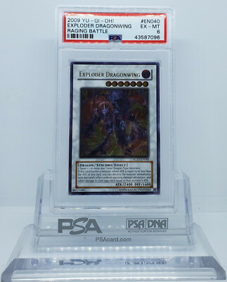 YUGIOH RGBT-EN040 EXPLODER DRAGONWING ULTIMATE RARE HOLO FOIL PSA 6 EX ...