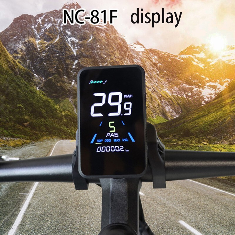 YL81F EBike LCD Color Display 48V Electric Bike Conversion Kit Electric ...