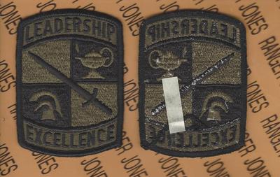 Senior ROTC Reserve Officers Training Corps OD Green & Black BDU 3.25 ...