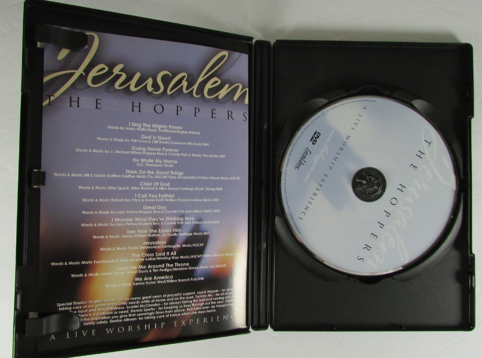 The Hoppers: Jerusalem - A Live Worship Experience DVD, with Chapter ...