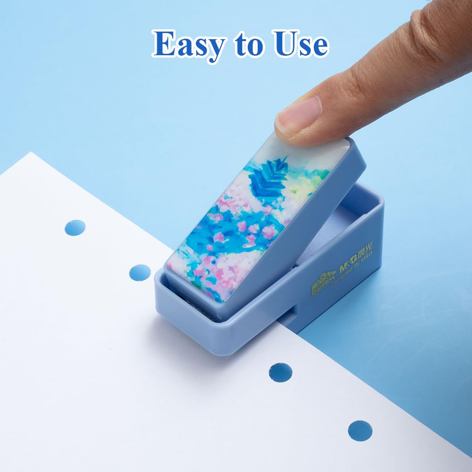 3 Pack Single Hole Punch 1/4” Hole Puncher for Crafts, One Hole Paper ...