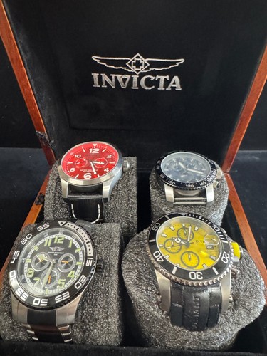 LOT OF 4 INVICTA MEN’S WATCHES – PARTS/REPAIR – NO RESERVE | eBay