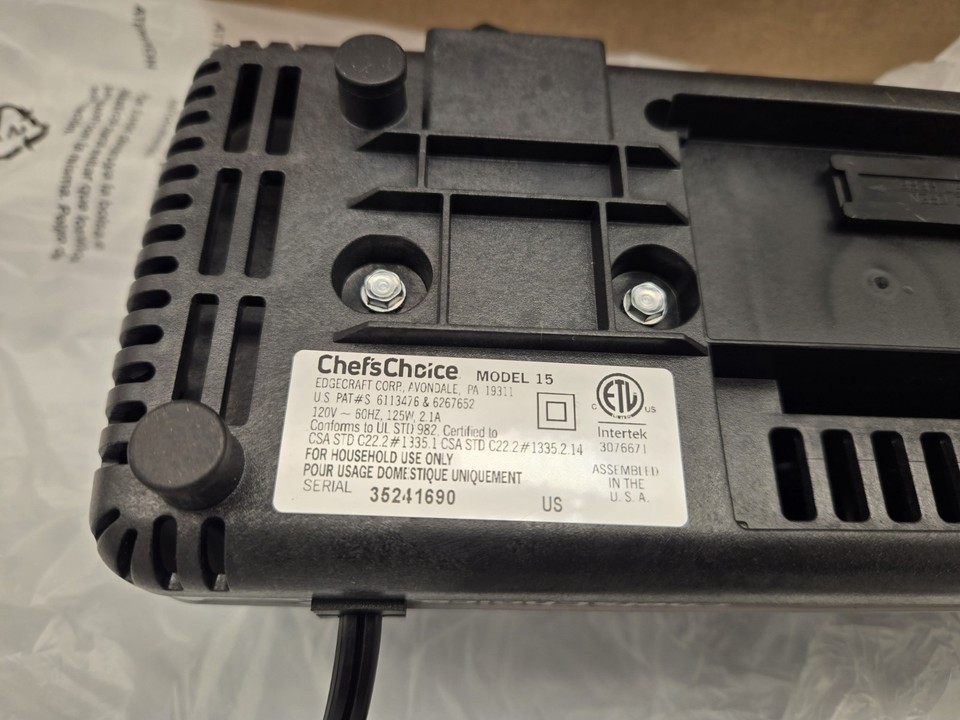Chef's Choice Model 15 - Professional Electric Knife Sharpener | eBay