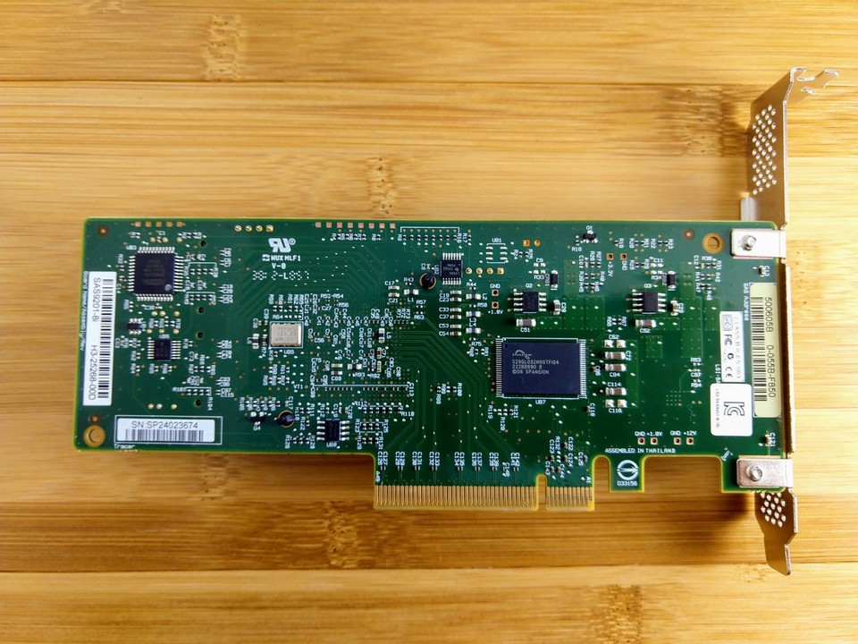 Genuine LSI 6Gbps SAS HBA LSI 9201-8i (=9211-8i) P20 IT Mode ZFS ...