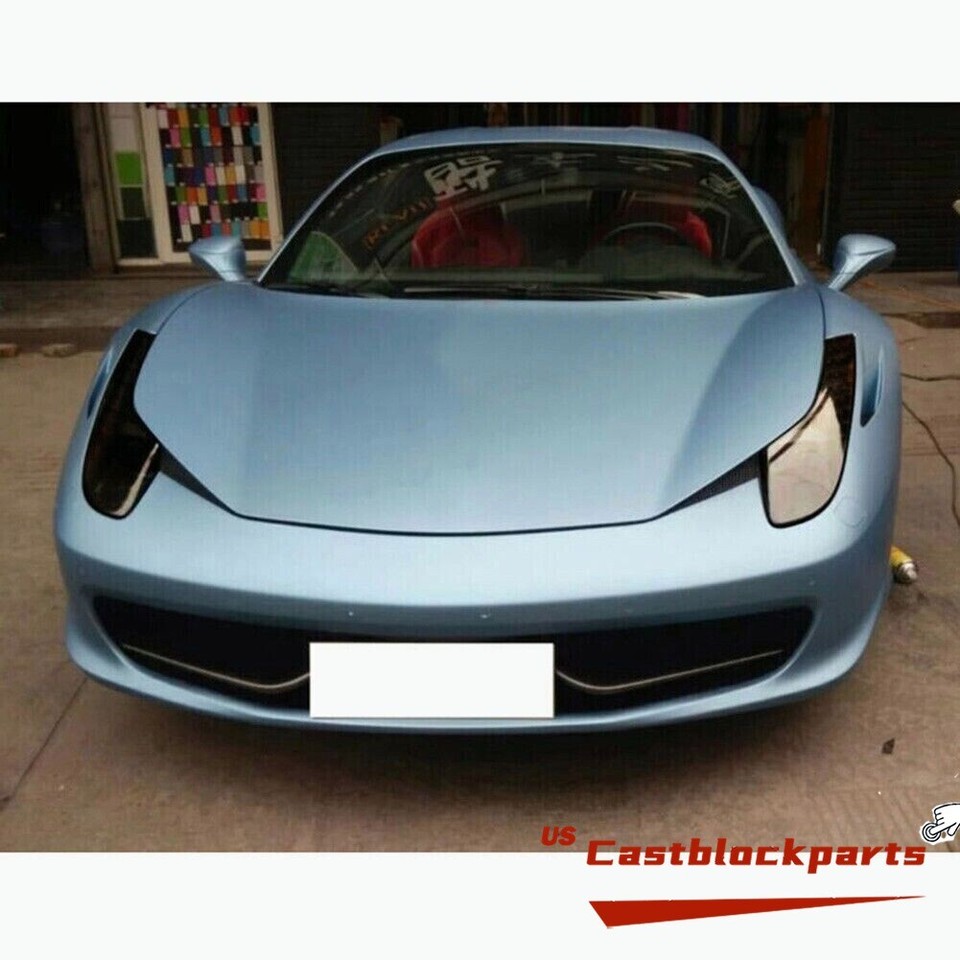Gloss Dark Black Film Smoke Tint Lens Vinyl Wrap For Headlight ...