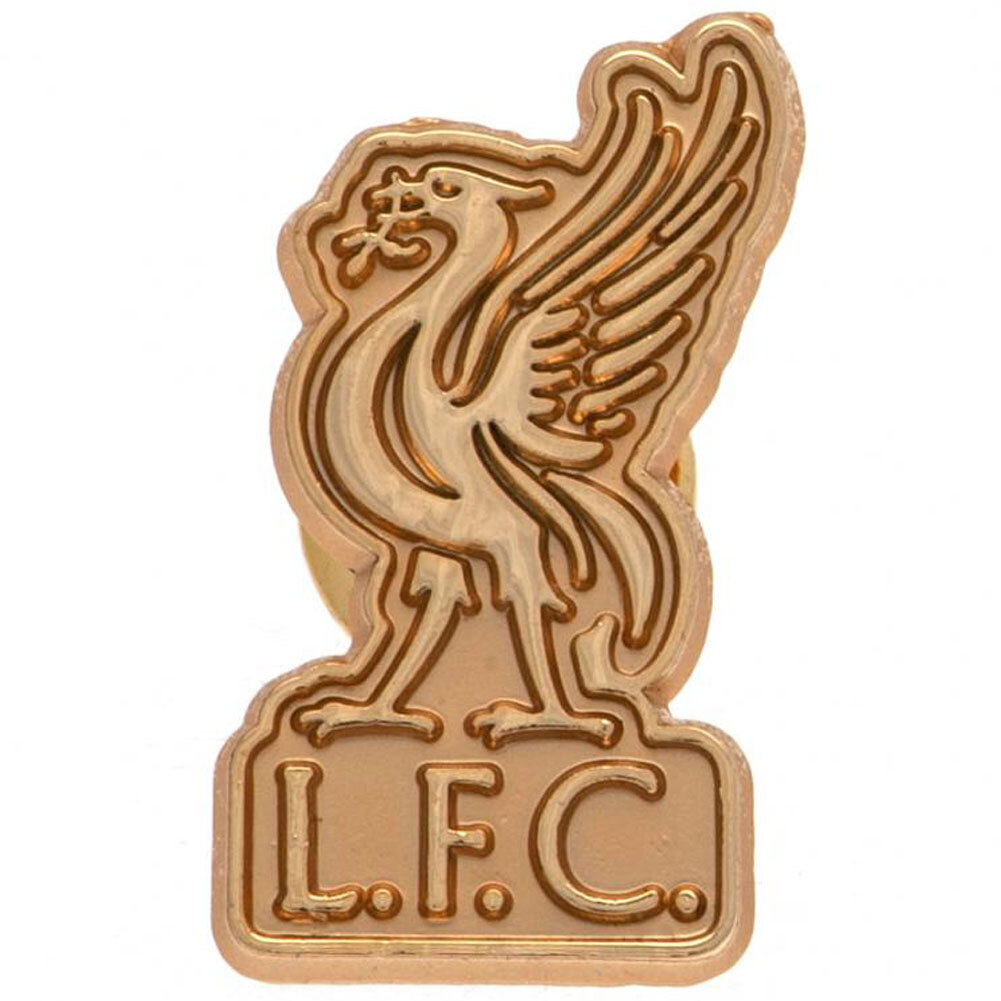 Liverpool FC Gold Liverbird Pin Badge | eBay