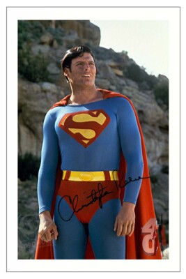 CHRISTOPHER REEVE Signed Autograph PHOTO Fan Gift Signature Print ...