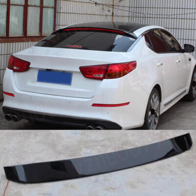 For 2011-2015 Kia Optima Sedan Gloss Black Roof Spoiler Wing w/ LED ...