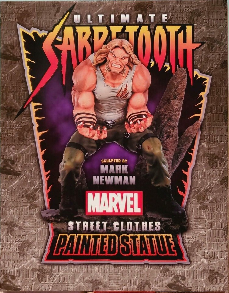 Bowen Designs ULTIMATE SABRETOOTH Street Clothes Statue Never Displayed ...
