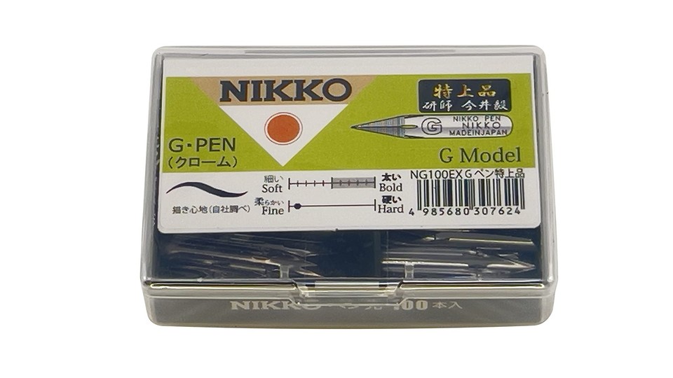 Nikko NG100EX G Pen Nib 100pcs Box Extra Quality for Manga Comic ...