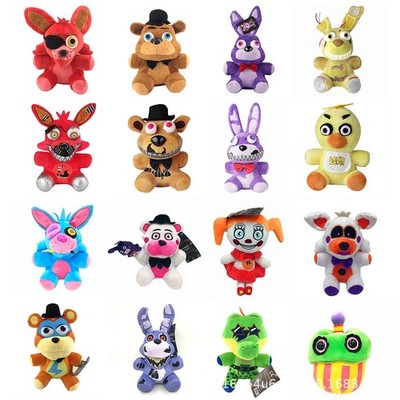 Freddy's at FNNAF Five Nights Plushie Toys Plush Bear Foxy Bonnie Chica ...