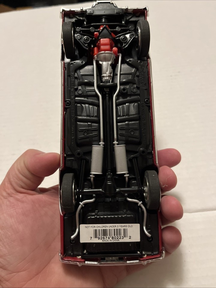 1965 Chevy Malibu SS Die Cast Model By Saico 1/24 Scale Red | eBay