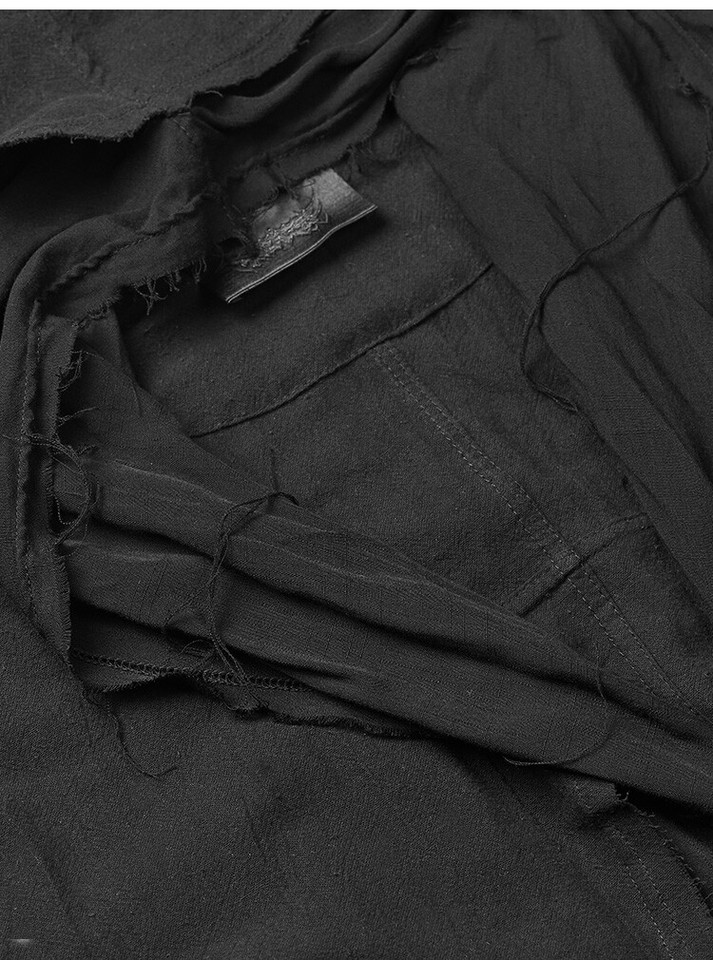 Darkness Style Mens Hooded Thin Cape Cloak Overcoat Outwear Robe Gown ...