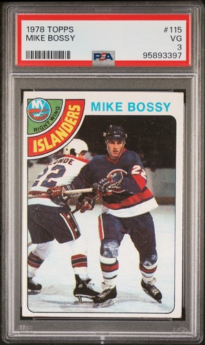 1978 Topps Mike Bossy PSA 3 VG #115 NHL Rookie New York Islanders | eBay